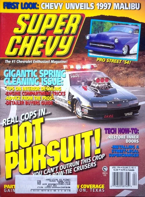 DETAILS ON DETAILING - Super Chevy Magazine, April 1996 Volume 25, No ...