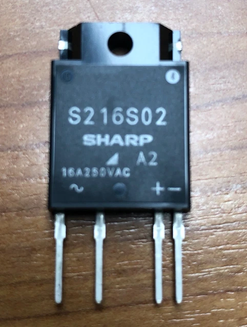 SOLID-STATE-RELAIS / ELEKTRONISCHES Lastrelais SHARP S216S02 / 250VAC 16A EUR 7,95 - PicClick DE