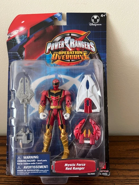 DISNEY STORE POWER Rangers Operation Overdrive Mystic Force Red Ranger ...