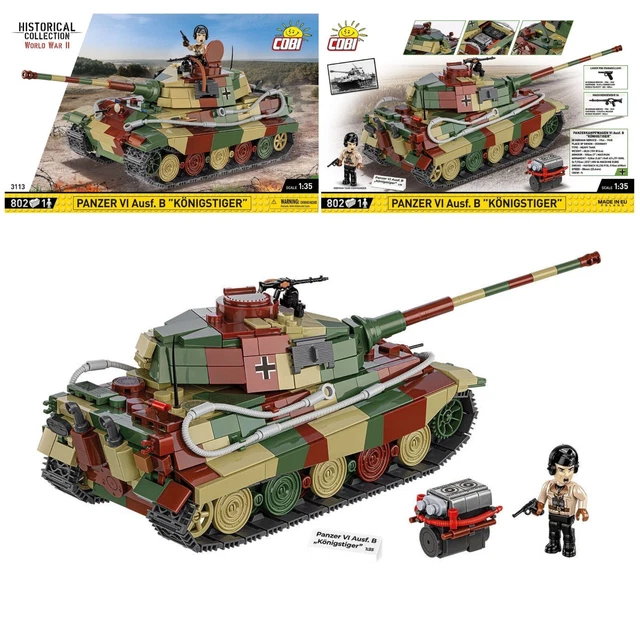 COBI 3113 HISTORICAL Collection WW2 Panzer VI Ausf. B Königstiger EUR ...