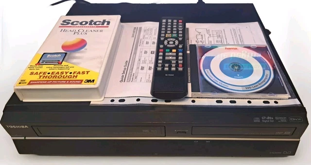 TOSHIBA VHS DVD Recorder Copy VHS to DVD New Remote & Set Up Guide DVR19DTKB2 £149.99 - PicClick UK