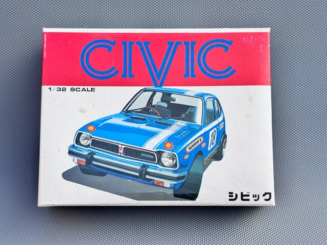 BANDAI MK1 HONDA Civic 1:32 Plastic Model Kit ideal for Slot Car ...