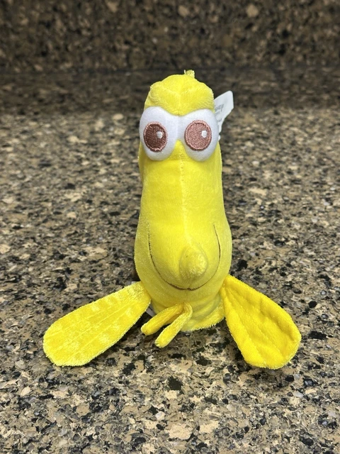 RARE DISNEY STORE Finding Nemo 🐠 Bubbles 🐠 Yellow Fish Plush Stuffed ...