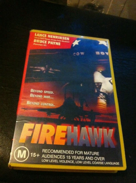 FIREHAWK VHS EX-RENTAL video tape Action Lance Henriksen stealth ...