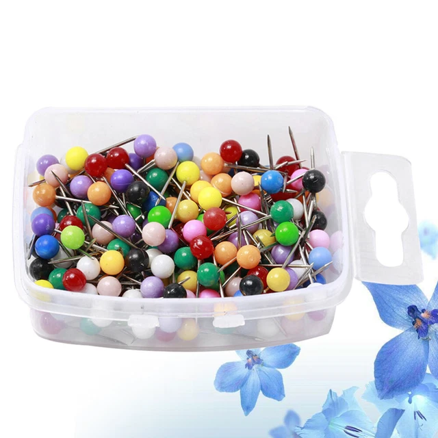 MAP TACKS PUSH Pin Map Drawing Pin Round Push Pin Location Map Pin EUR ...