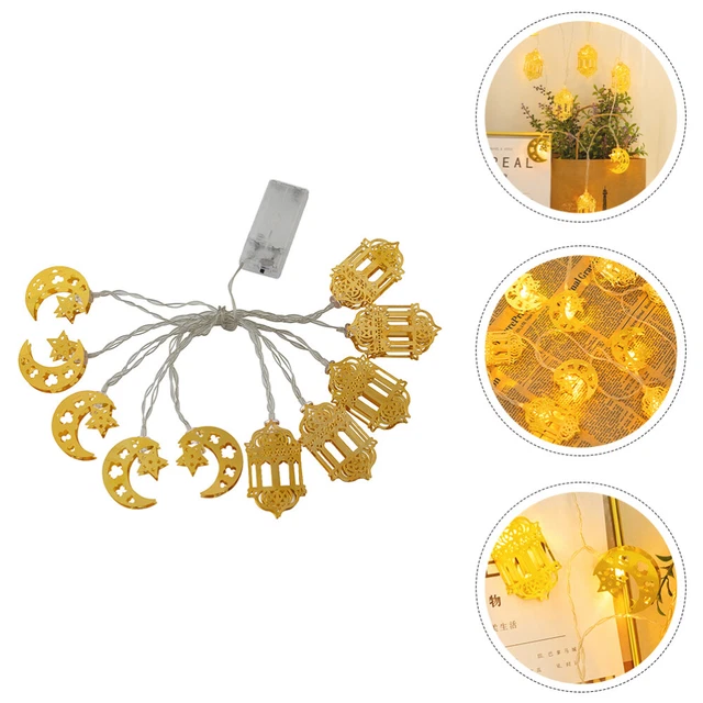 ISLAMIC STRING LIGHTS Star String Lights Ramadan Fairy Lights Muslim ...