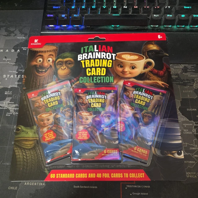 ITALIAN BRAINROT TRADING Card Triple Blister Pack | New & Sealed, UK ...