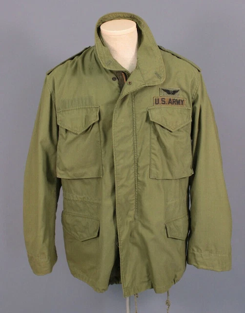 1972 VIETNAM WAR US Army M-65 Field Jacket M Reg 70s OG Vtg Coat EUR 102,19 - PicClick DE