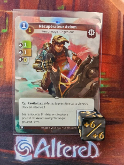 ALTERED TCG - Carte RARE version KS - Récupérateur Axiom - AXIOM EUR 1 ...