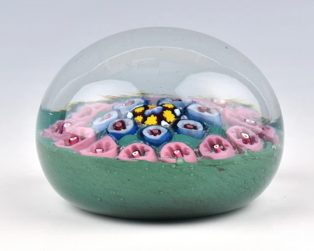 EARLY YSART BROS/VASART Patterned Concentric Millefiori Glass ...
