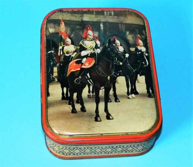 VINTAGE EDWARD SHARP & Sons Ltd Horse Guards Toffee Tin £1.75 - PicClick UK