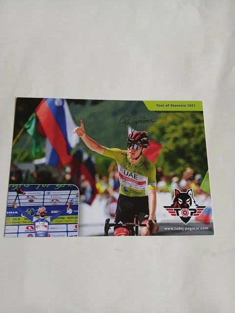 CYCLISME - AUTOGRAPHE - carte signée Tadej Pogacar EUR 20,00 - PicClick FR