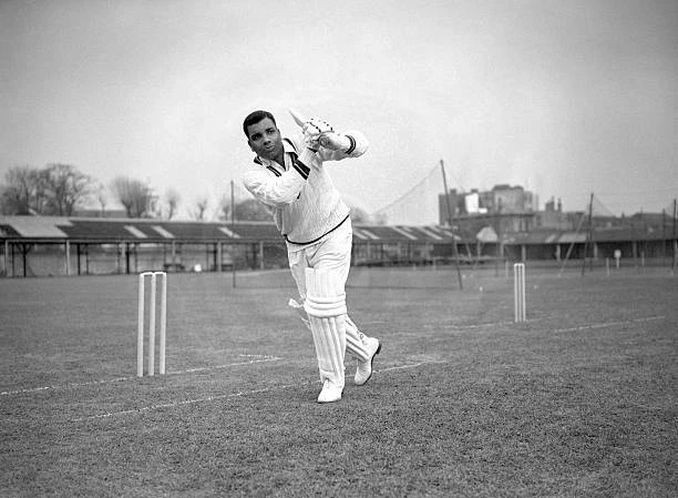 WEST INDIES CRICKETER Clyde Walcott Practice Session Lords 1950 OLD ...