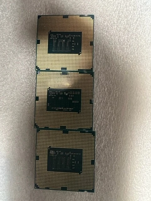 LOT OF 3 intel DESKTOP PROCESSORS I5-4590 SR1QJ I5-4460 SR1QK I5-4570 ...