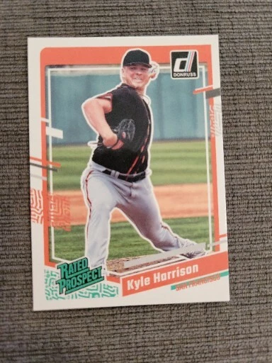 CARTE RECRUE KYLE Harrison Rated Prospect 2023 Donruss #34 San ...