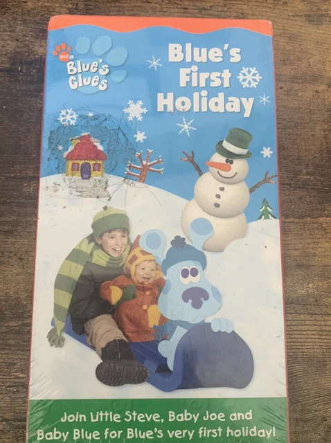 SEALED 2003 NICK Jr Blue's Clues - Blue’s First holiday VHS Tape EUR 33 ...