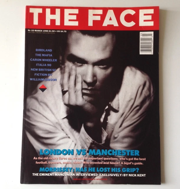 THE FACE MAGAZINE, Mar 1990, Morrissey, London v Manchester, Spike Lee ...