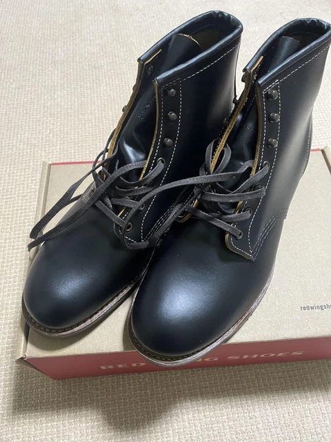 RED WING 9060 Beckman Boot Flat Box Width D Black Men Size 10D High Top ...