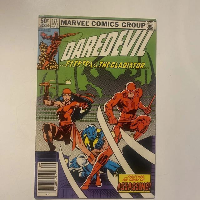 DAREDEVIL 174/1ST APPEARANCE The Hand, Elektra, 3rd Of Elektra Marvel ...