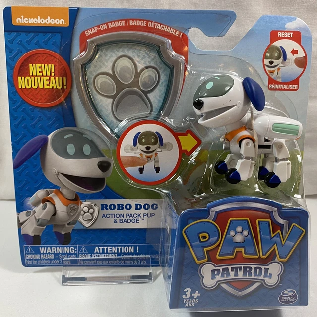 NICKELODEON PAW PATROL ROBO DOG with BADGE NIP EUR 42,67 - PicClick DE