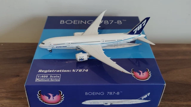 BOEING 787-8 DREAMLINER N7874 Metal Aircraft Model 1:400 Scale Phoenix ...