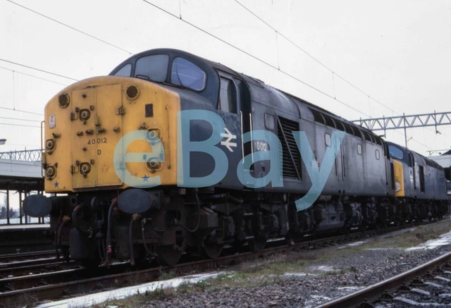 35MM RAILWAY SLIDE of Class 40 40012 @ Nuneaton Copyright to Buyer £4. ...