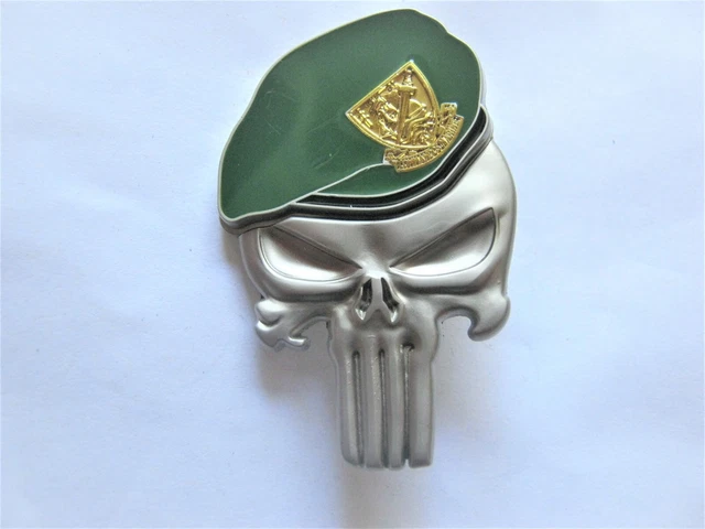 INSIGNE DES COMMANDOS Marine Berets Verts Commando Hubert Punisher Imc ...