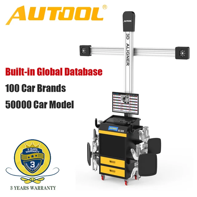 CAR WHEEL ALIGNMENT Machine 3D Tire Aligner System Fully Automatic ...