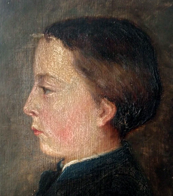 TABLEAU ANCIEN XIX Eme Hsc Portrait Profil D'un Enfant Jeune Garçon EUR ... TABLEAU ANCIEN XIX Eme Hsc Portrait Profil D'un Enfant Jeune Garçon EUR ...