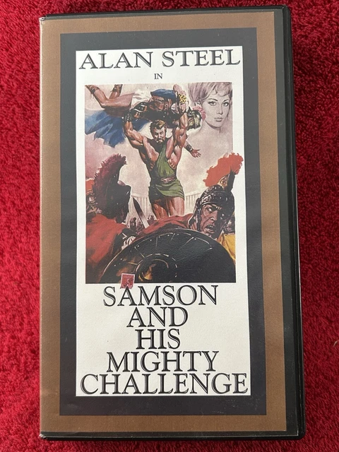 SAMSON AND HIS Mighty Challenge 1964 VHS Alan Steel Sword & Sandal $8. ...
