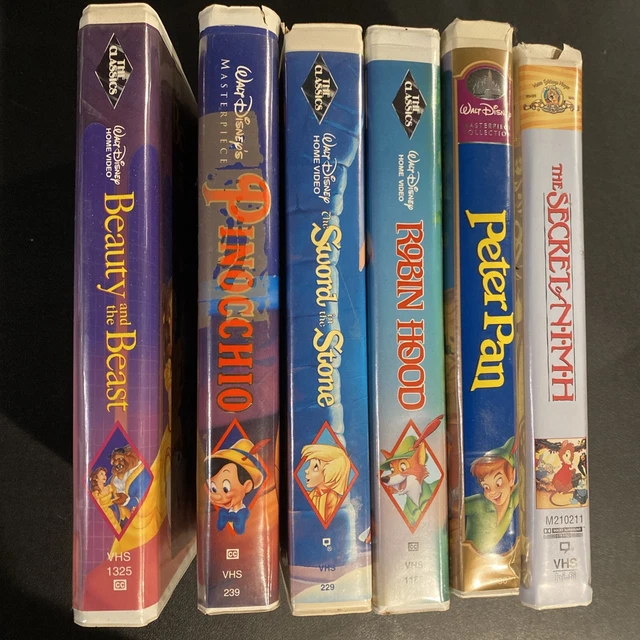DISNEY CLAMSHELL VHS Tapes & Secret Of Nimh 1982 VHS BUNDLE! £22.29 ...