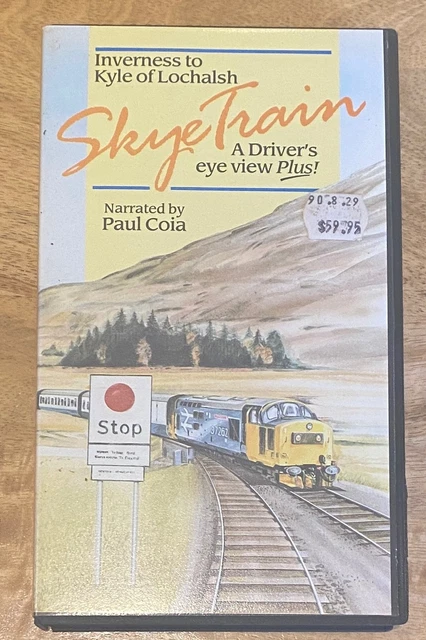 SKYE TRAIN DRIVER'S Eye View Inverness to Kyle Lochalsh VHS PAL Trains ...