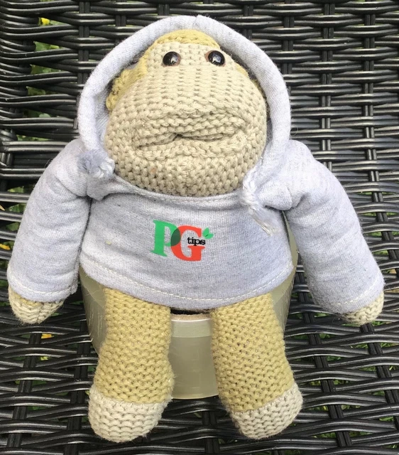 RARE PG TIPS Tea monkey wearing an official PG tips hoodie t-shirt £22. ...