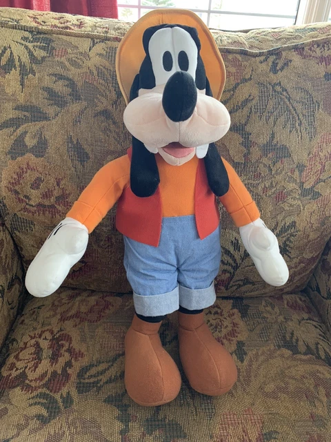 GOOFY AUTHENTIC/ORIGINAL WITH Yellow Hat And Tags 20” Plush Disney ...