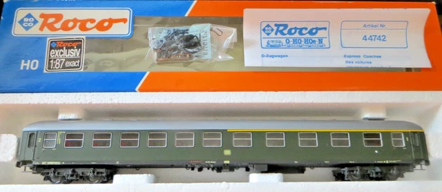 ROCO 44742 H0 Express Train Wagon 1 2.Kl. Type AB4üm DB Ep.iii Green ...