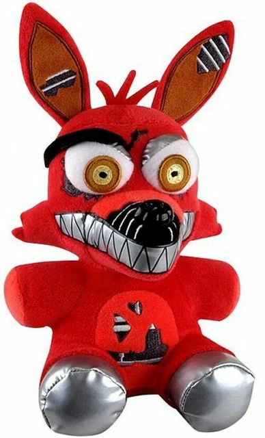 2 X FNAF Plush 7" Five Nights At Freddy's Nightmare Foxy & Fazbear ...