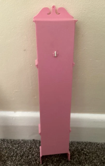 VINTAGE 1985 BARBIE Doll Accents Furniture Pink Grandfather Clock ...