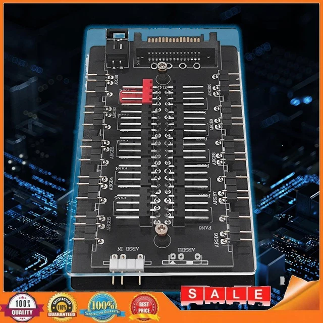 SPLITTER HUB CONTROLLER master 4 pin PWM e 5 V 3 pin ARGB 10/16 ...