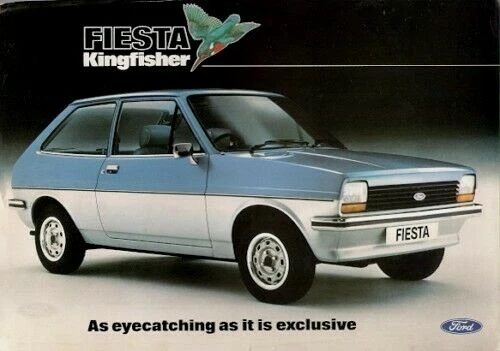 FORD FIESTA KINGFISHER Mk1 Limited Edition 1978 UK Market Single Sheet ...