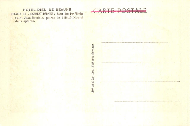 21-HOTEL DIEU DE Beaune Retable Du Jugement Dernier-N T1065-D/0319 EUR ...