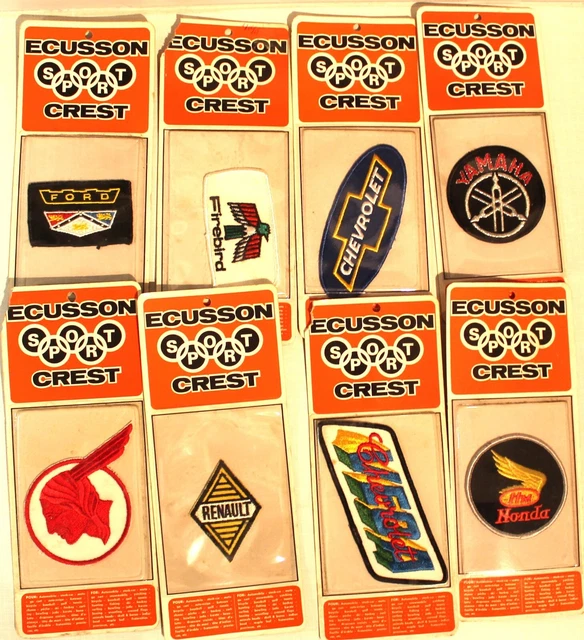 VINTAGE NOS 1970'S RENAULT car crest in original package Handy Andy $9. ...