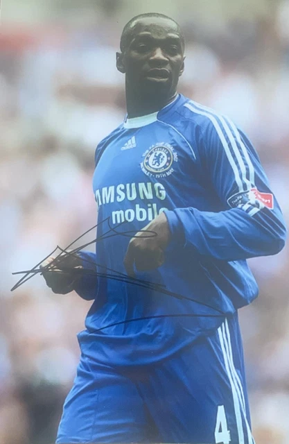 AUTOGRAPHE, PHOTO DÉDICACÉE. MAKELELE Claude. Chelsea 2003/2008. EUR 10 ...