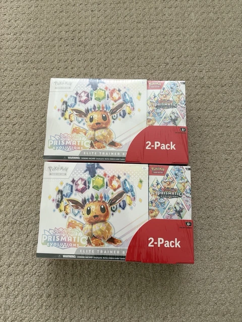 POKÉMON PRISMATIC EVOLUTIONS COSTCO Bundle 1 ETB & 1 Booster Bundle ...
