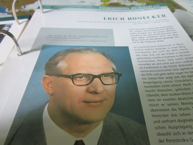 DEUTSCHE GESCHICHTE 1945-1989 Erich Honecker DDR Staatsratsvorsitzend ...