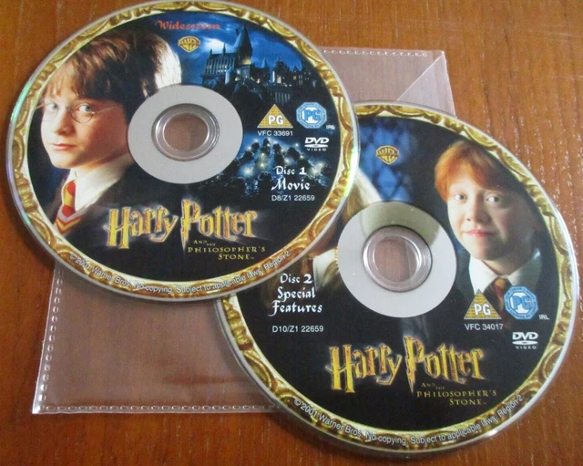 HARRY POTTER AND the Philosopher's Stone DVD (2002) Daniel Radcliffe ...