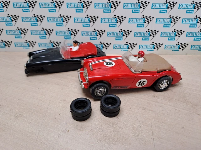 SCALEXTRIC C74 AUSTIN HEALEY TWO GRIPPY TYRES £4.50 - PicClick UK