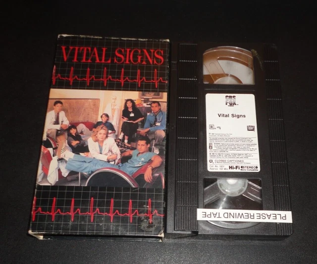 VITAL SIGNS (VHS, 1990) Diane Lane Rare Medical School Drama CBS FOX ...