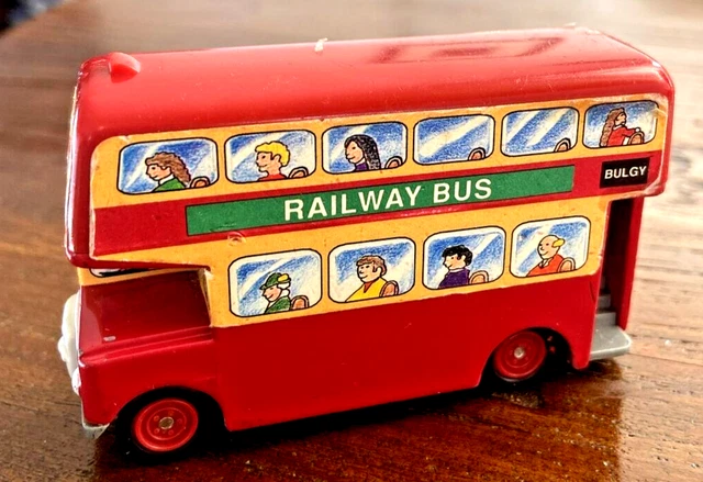 RARE VINTAGE ERTL 1993 Thomas the Tank Bulgy Bus 1983 Metal Double ...