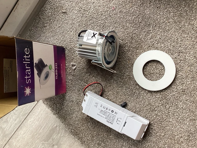 STARLITE TLED-222 FIRESTAR Mini LED Downlight X 2 £16.15 - PicClick UK