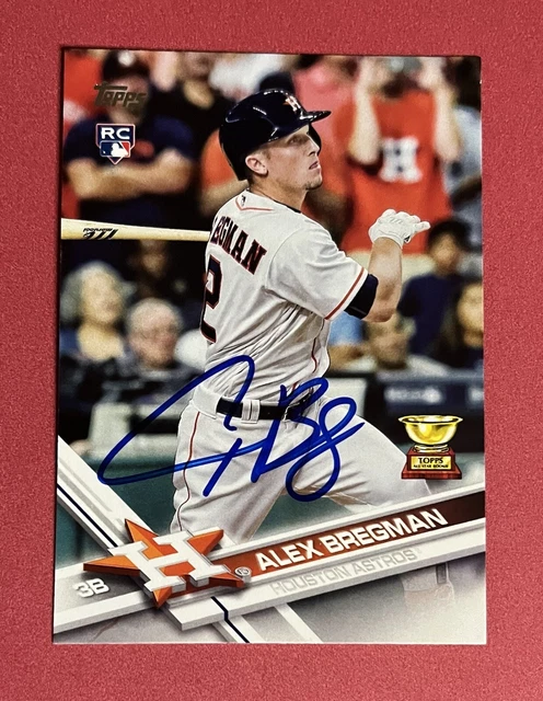 ALEX BREGMAN SIGNÉ dédicacé 2017 Topps (RC) #341 - Astros EUR 65,28 ...